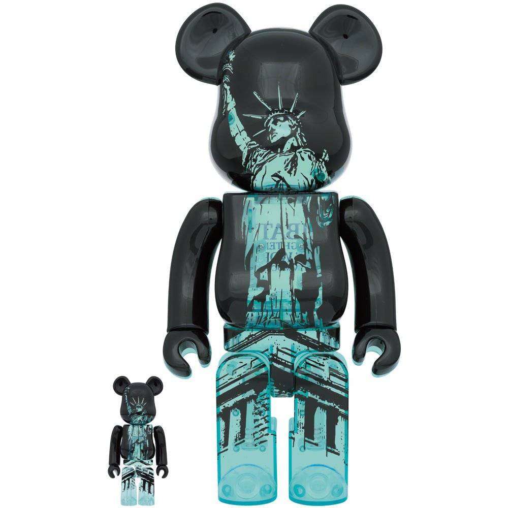 400% & 100% Bearbrick - Frihetsgudinnan